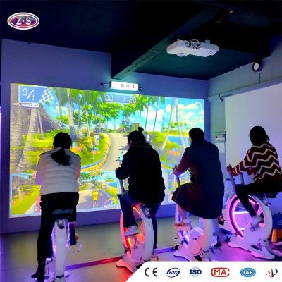 China Interactive Mall Entertainment Equipment Indoor AR Bike Race Racing System for sale