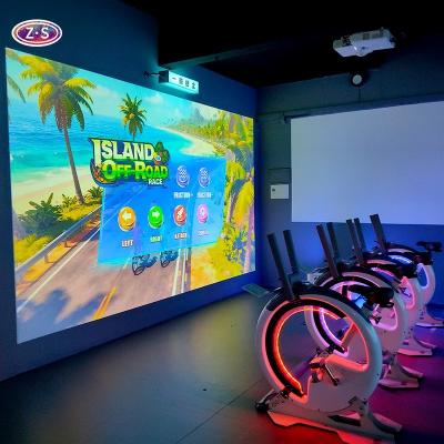 China Commercial Gym Cycling Training System Indoor AR Bike Race Immersive Experience for sale