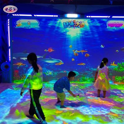 China Interactive Beach Simulation Interactive Sand Projection Game for Indoor Playgrounds for sale