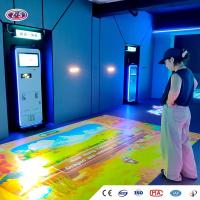 China Compact Motion Sensing Interactive Floor Games Solution for Museums 2m x 3m for sale