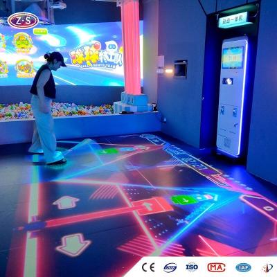 China Compact All In One Projection Game Equipment Mobile Floor Projector For Commercial for sale