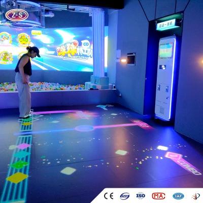 China Coin Operated Arcade Solution Mobile Floor Projector For Amusement Park Installations for sale