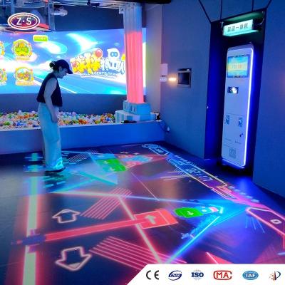 China Commercial Interactive Projection Arena Mobile Floor Projector For Mall Engagement Solution for sale