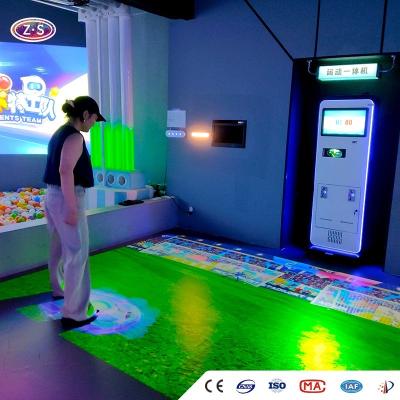 China Compact Coin Operated Interactive Floor Games Motion Sensing Games Solution for sale