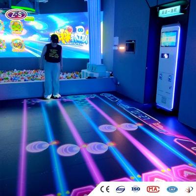 China One Button Mobile interactive floor projector Auto Power On Off No Tech Skills Required for sale