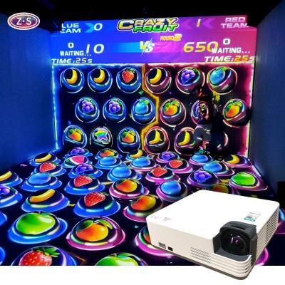 China Commercial Play Equipment Immersive Interactive Sphere Crazy Fruits Laser 3LCD for sale