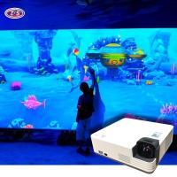 China Interactive Coloring Wall for Resort Family Entertainment Zone with Radar Sensing 10 Play Modes for sale