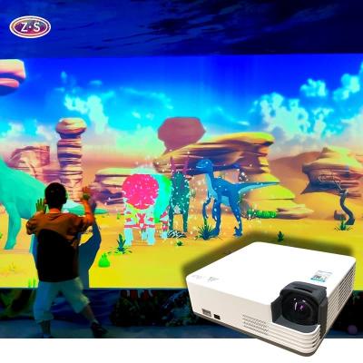 China Indoor Playground Attraction Using Interactive Coloring Wall for Team Creativity for sale