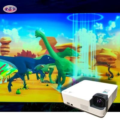 China Recreation Center Attraction Immersive Drawing Interactive Coloring Wall for Fun Play for sale