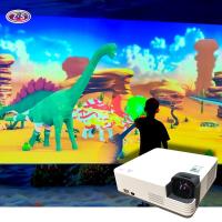 China Interactive Coloring Wall Theme Park Attraction with Radar Sensing 10 Play Modes for sale