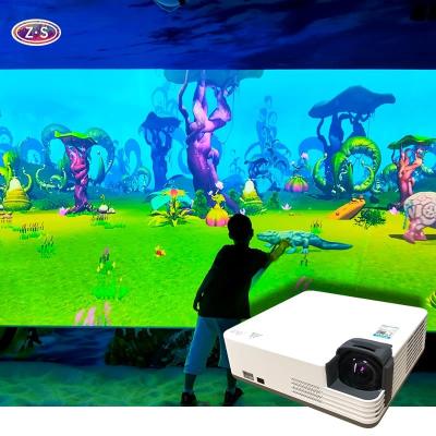 China Interactive Coloring Wall Featuring Self-Developed Multiplayer Sync for 20+ Kids for sale