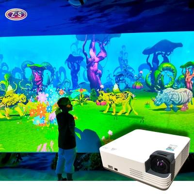 China Hotel Kids Club Entertainment Featuring Interactive Coloring Wall for Group Games for sale