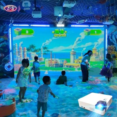 China Immersive Ocean Education Interactive Sand Beach Projection Game for Kids' Centers for sale