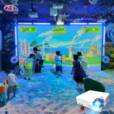 China Creative Kids Learning System Interactive Sand Projection Game for Science Centers for sale