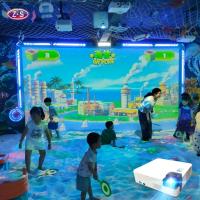 China AR Beach Interactive Sandbox Game 1920x1080 HD Projection Ocean Adventure for Indoor Playground for sale