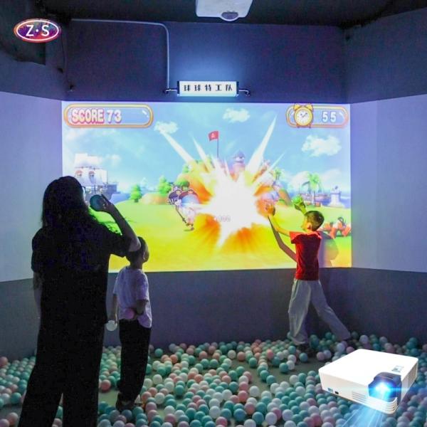 Quality Multi Ball Projection Game Tank Battle Theme Commercial Districts Attraction for sale
