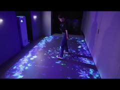 4000 Lumen Interactive Floor Games HD Interactive Floor Projector Game For Kids Gyms