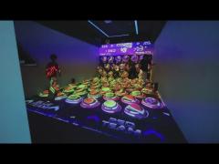 Step Scoring Interactive Ball Games Projection Laser Source For Shopping Malls