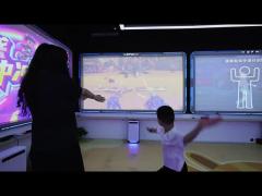 Interactive Mech Warrior Game Multiple Players Interactive Projector Game System