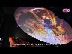 1920*1200 immersive dome projection screen 8000lm-12000lm dome movie screen