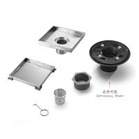 China Anti Odor Function Chrome Plated Shower Grate Floor Drain for Popular Fitting for sale