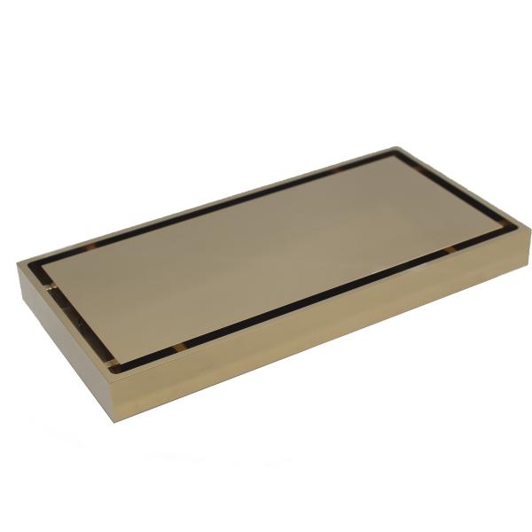 Quality Anti Odor Function Strainer 10X20cm Floor Drain Modern Square for Bathroom Waste for sale