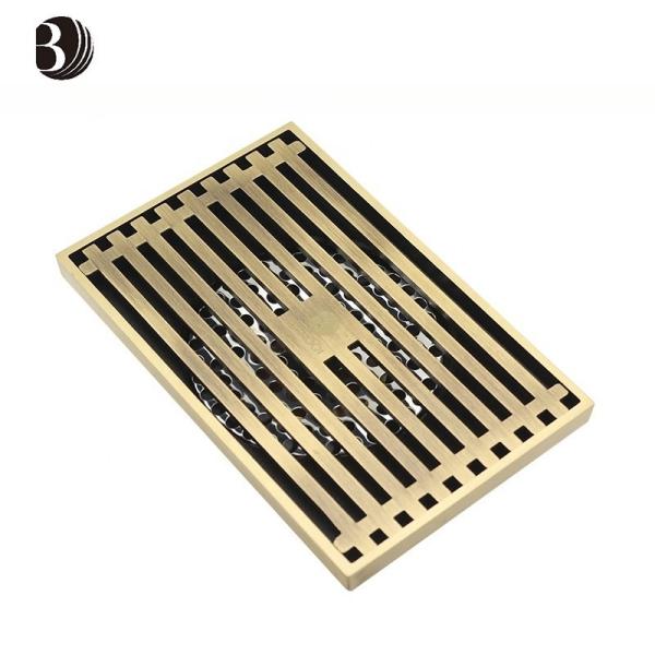 Quality Modern Design Chrome Linear Floor Drain Cover Plate for Basin Usage in Modern for sale