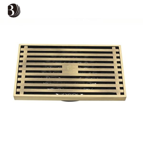 Quality Modern Design Chrome Linear Floor Drain Cover Plate for Basin Usage in Modern for sale