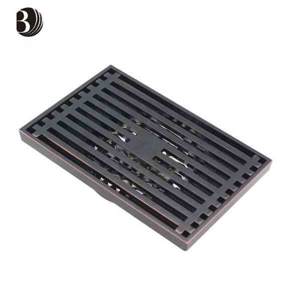 Quality Modern Design Chrome Linear Floor Drain Cover Plate for Basin Usage in Modern for sale