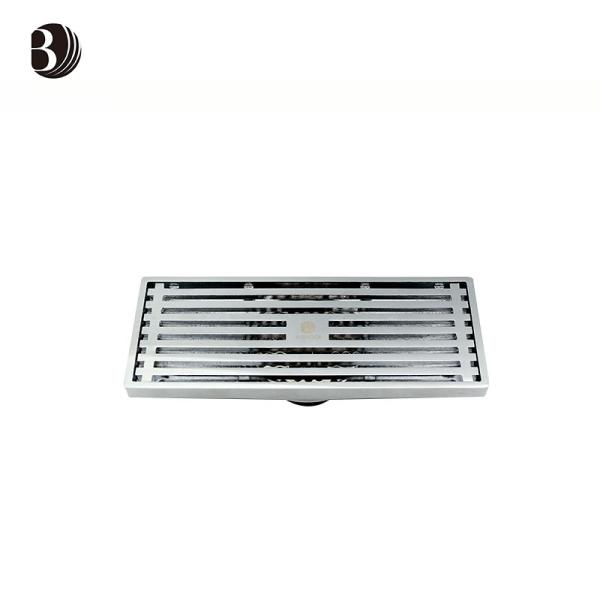 Quality Large Displacement Linear Shower Drain for Bathroom Rectangular Diameter Tile for sale