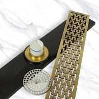Quality Hotel Shower Rooms All-Copper Floor Drain with Modern Design and Plastic for sale