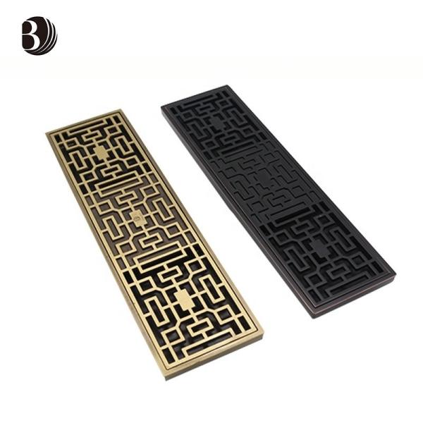 Quality Multi-Function Long Floor Drain for Hotel Inlaid Ceramic Tile Anti-Blocking for sale