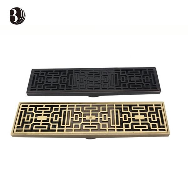 Quality Multi-Function Long Floor Drain for Hotel Inlaid Ceramic Tile Anti-Blocking for sale