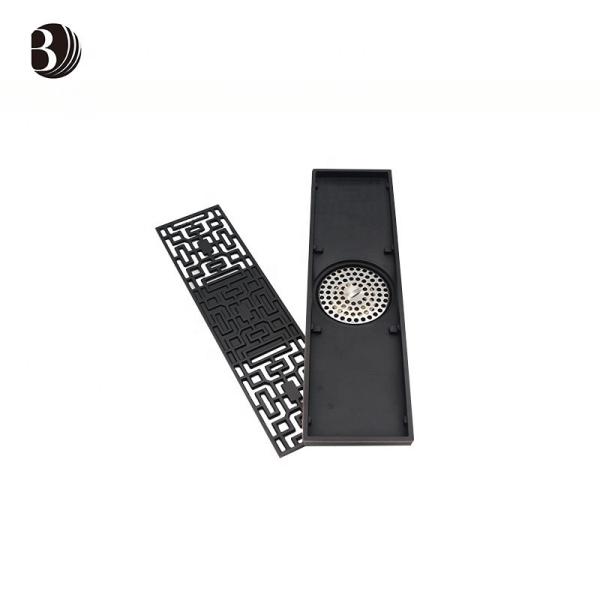 Quality Multi-Function Long Floor Drain for Hotel Inlaid Ceramic Tile Anti-Blocking for sale