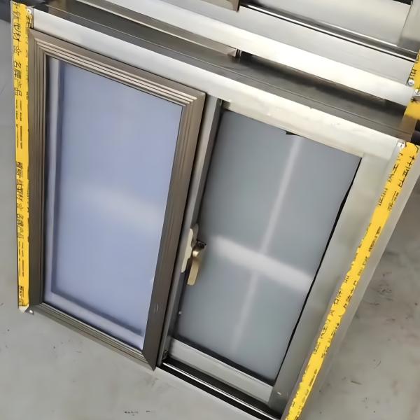 Quality Aluminum alloy doors and Windows toilet window anti-theft window push-pull for sale