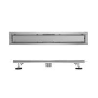 Quality Modern 24-Inch Anti-Odor Stainless Steel Long Floor Drain Hotel Use Shower Hair for sale