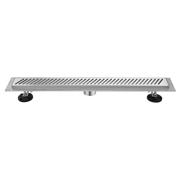 Quality 24-Inch Stainless Steel Floor Drain for Washrooms in Hotels and Other Facilities for sale
