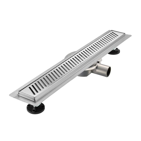 Quality 24-Inch Stainless Steel Floor Drain for Washrooms in Hotels and Other Facilities for sale