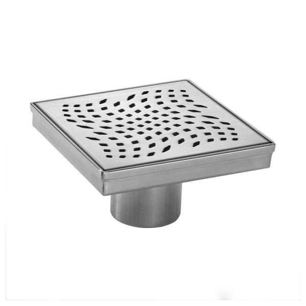 Quality Manufacturer's Popular 4-Inch Anti-Odor Floor Drain Grate Modern Design for Hotel Applications for sale