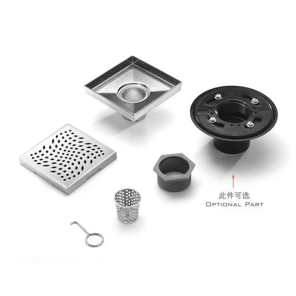 Quality Manufacturer's Popular 4-Inch Anti-Odor Floor Drain Grate Modern Design for for sale