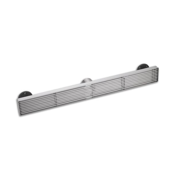 Quality Modern Mesh Brushed Nickel Shower Floor Drain Long Stainless Steel Trap Factory Direct for Hotel Bathrooms for sale