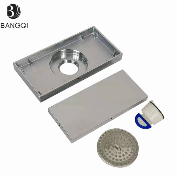 Quality Water Drainage Made Easy Long Invisible Floor Drain with Nickel Wire Drawing for sale
