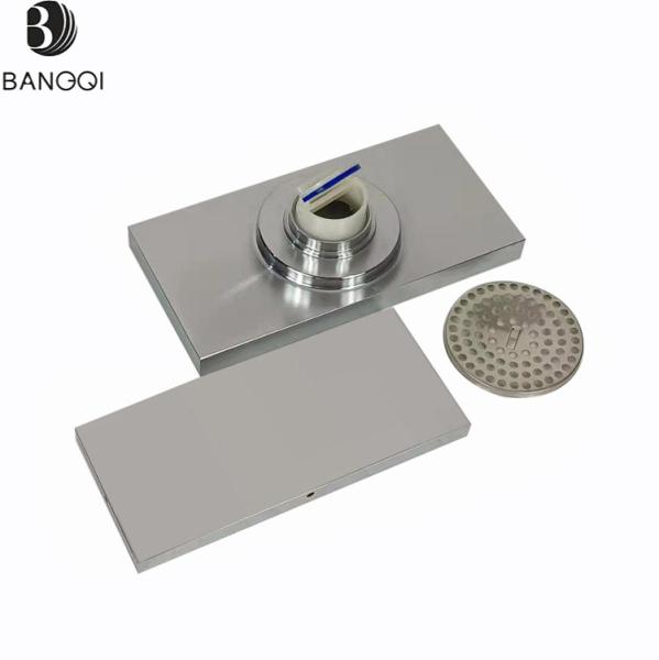 Quality Water Drainage Made Easy Long Invisible Floor Drain with Nickel Wire Drawing for sale