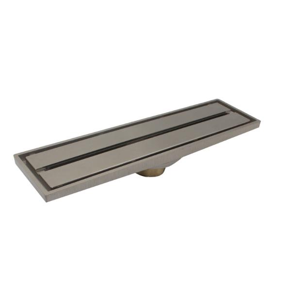 Quality Bathroom Stainer Antique Brass Color Invisible Long Floor Drain for Shower Kitchen for sale