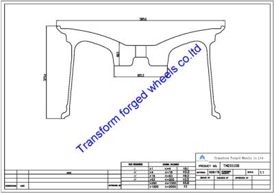 China TM201108 20X11 inches forged wheels monoblock wheels blanks Dimple style barrel and rims for sale