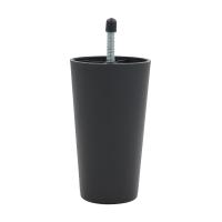 Quality KR-P0148 125mm Plastic Sofa Feet Replacement , 5/16'' Screw M8 Bolt Plastic for sale