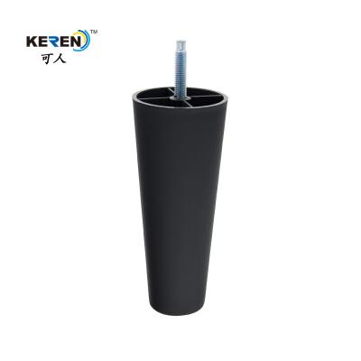 Cina Piedi rotondi della mobilia di altezza di KR-P0313 145mm, sostituzione di plastica delle gambe del sofà non rumorosa in vendita