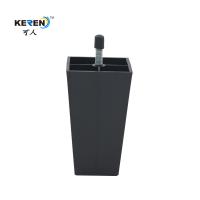 Quality Durable Plastic Bed Frame Feet Square Furniture Feet 115mm Height KR-P0133 for sale