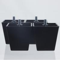 Quality 65mm Height PP Plastic Furniture Feet Adjustable Furniture Legs For Bed With 5 for sale