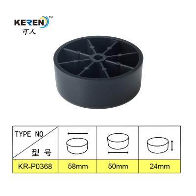 China Kr-P0368 24mm Hoogte om van de Bank de Plastic Benen van Meubilairvoeten Hoge Duurzaamheid Kr-P0368 Te koop